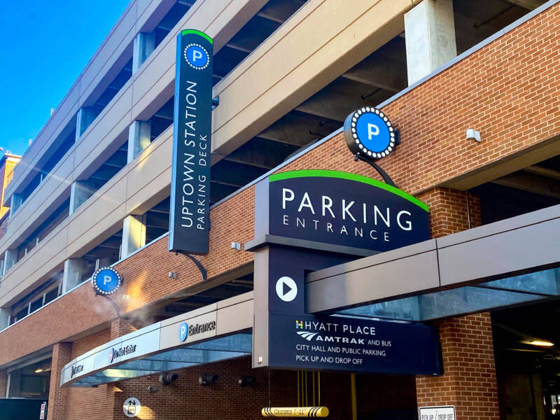 Uptown Parking Station - Ace Sign Co