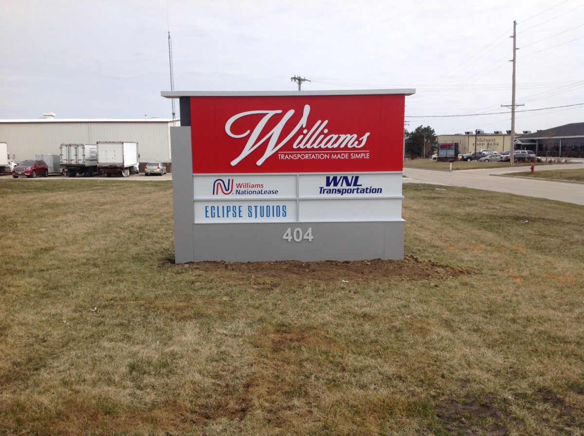 Williams Travel - Line - Monument - Ace Sign Co