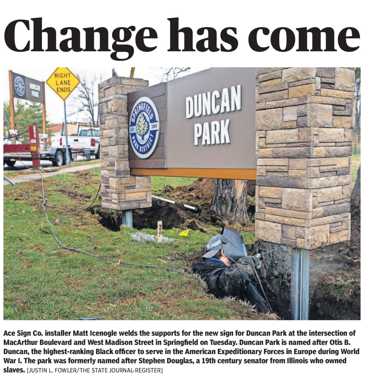 The Springfield Park District - Ace Sign Co