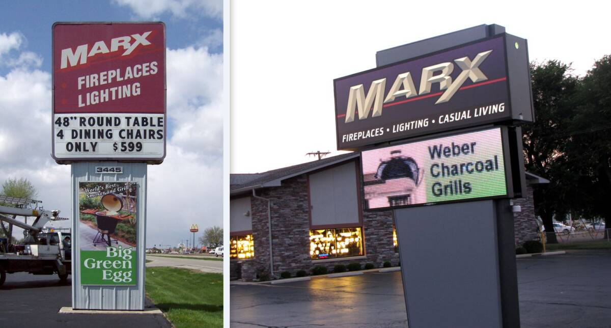 Marx Fireplaces & Lighting - Ace Sign Co