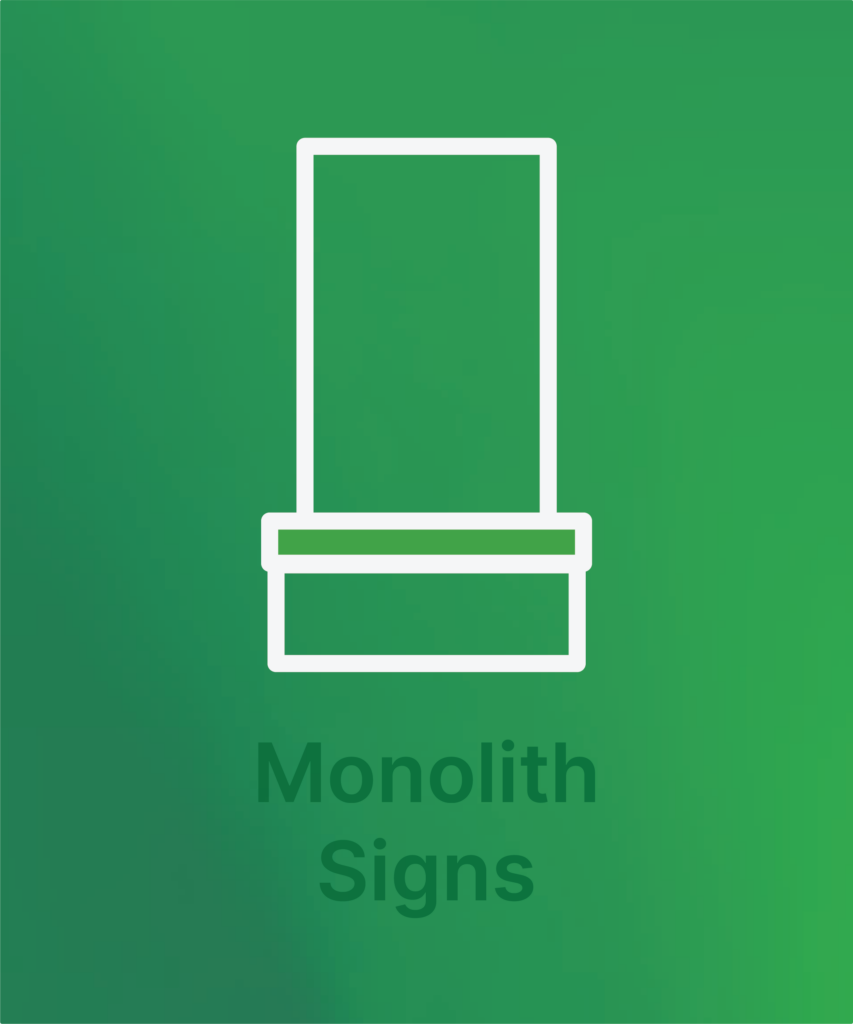 Monolith Sign Title Card - Ace Sign Co