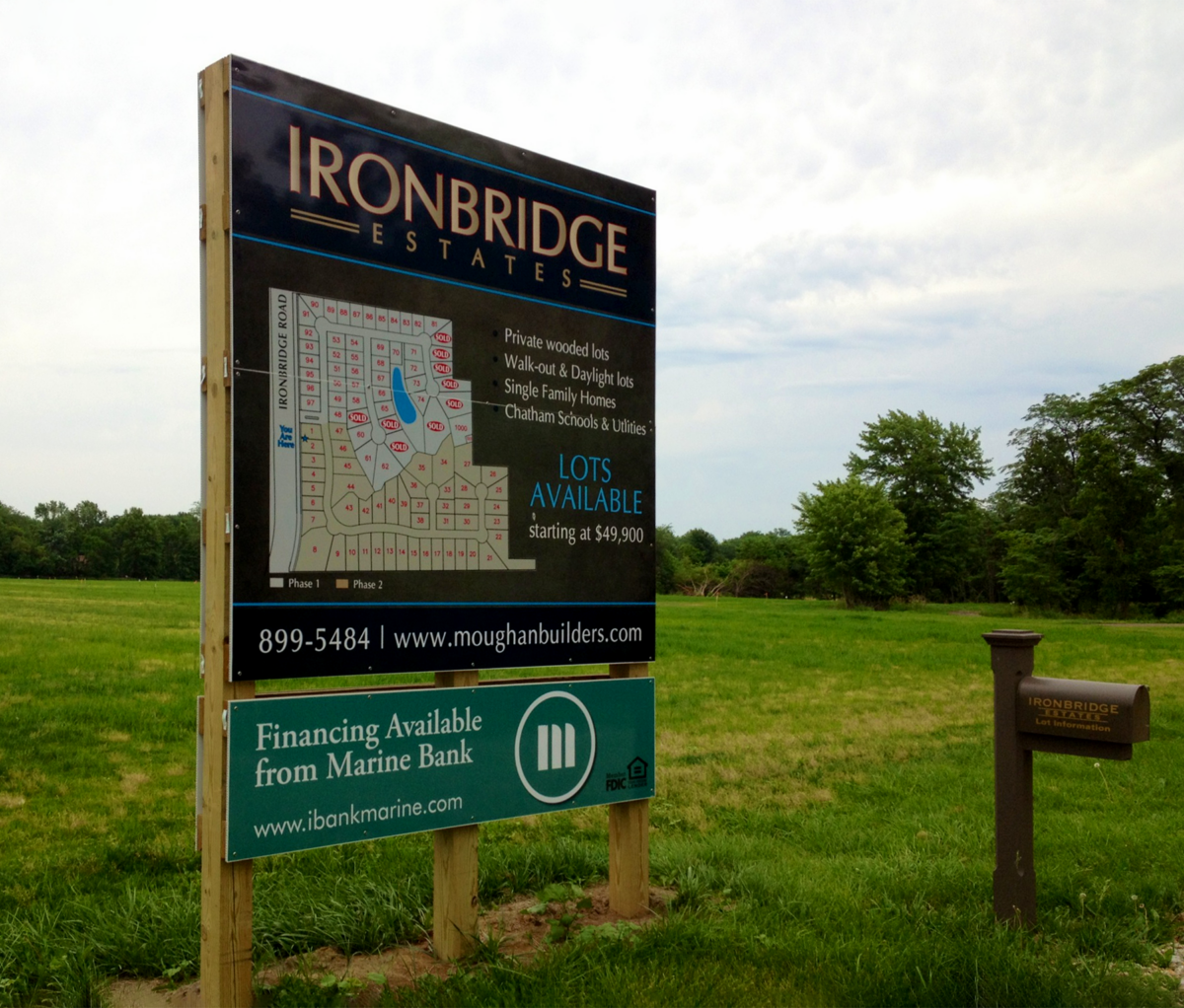 83194 - Ironbridge Temp Sign - Ace Sign Co